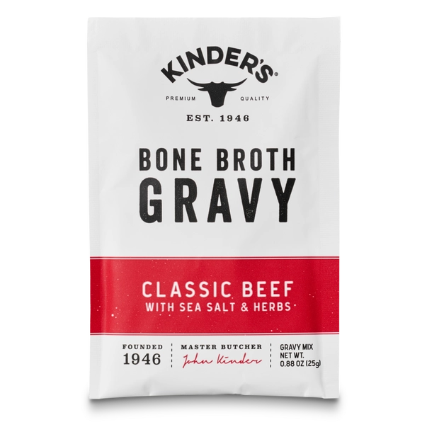 Kinder's - Classic Beef Bone Broth Gravy with Sea Salt and Herbs – The ...